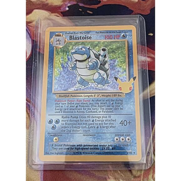 Toys | Pokmon Tcg Blastoise Celebrations Card 212 25th Anniversary ...